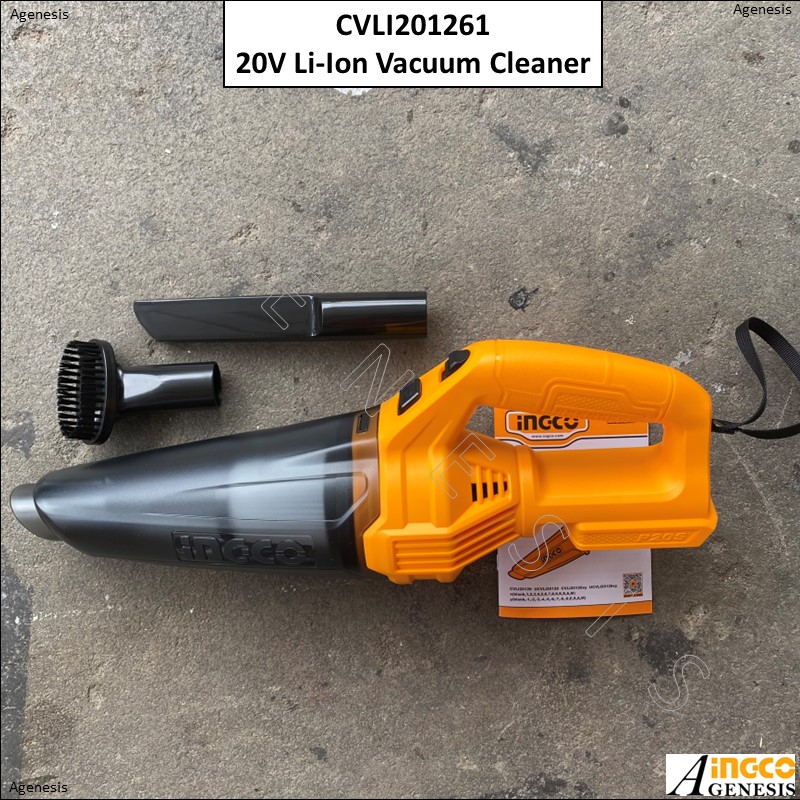 INGCO 20V Li-Ion Vacuum Cleaner CVLI201261 CVLI20126 | Shopee Singapore