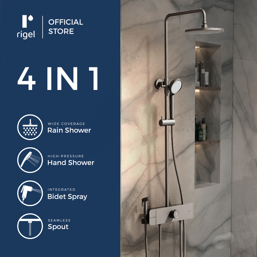 RIGEL Maestro Rain Shower Set MXTE1513 | Shopee Singapore