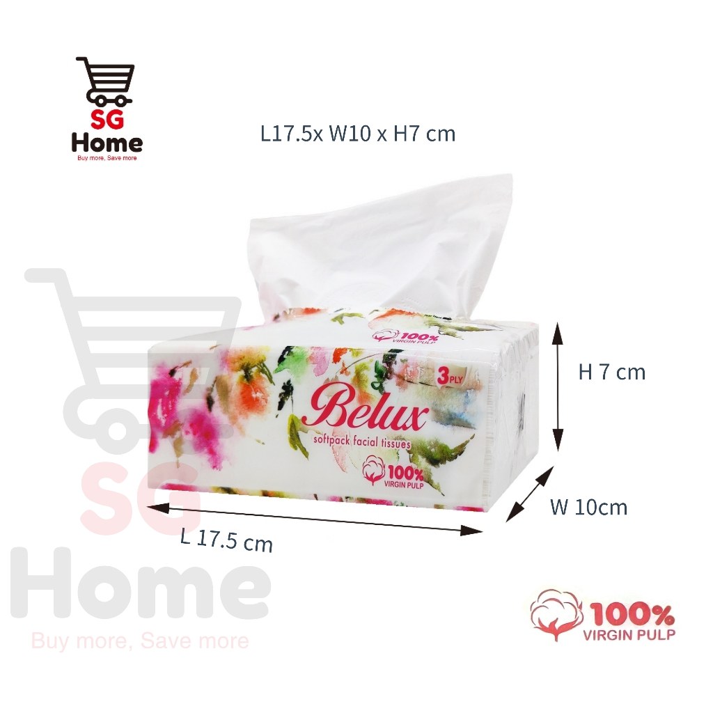 [4 packs] Tissue Paper Soft Packet | Pack Tissues | Tissue Cover Facial ...