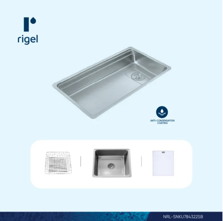 RIGEL Kitchen Sink SNKU784322SB | Shopee Singapore
