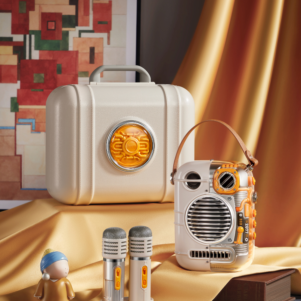 Divoom Spark‑Pro 80 W Karaoke Bluetooth Speaker – White | Dual Wireless ...