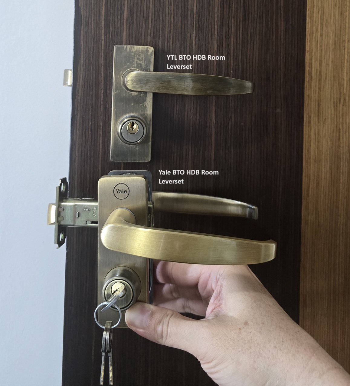 Yale BTO HDB Room and Bathroom Leverset - New (Ready stocks for ...