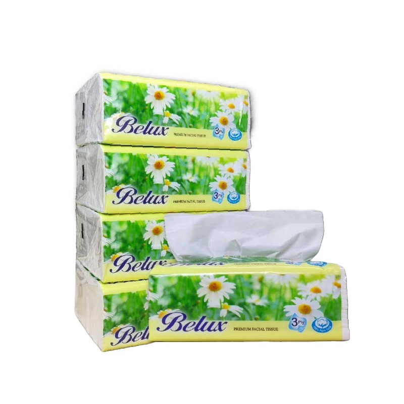 Belux Facial Tissue Soft Paper Packet | 100% Virgin Pulp 3ply 12 pack ...