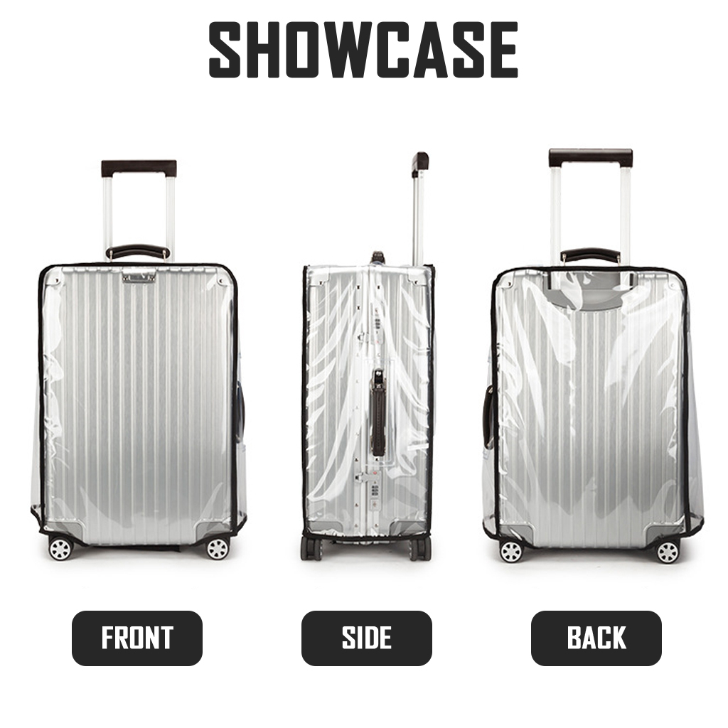 SG PVC Luggage Transparent Cover - Waterproof Plastic Protector ...