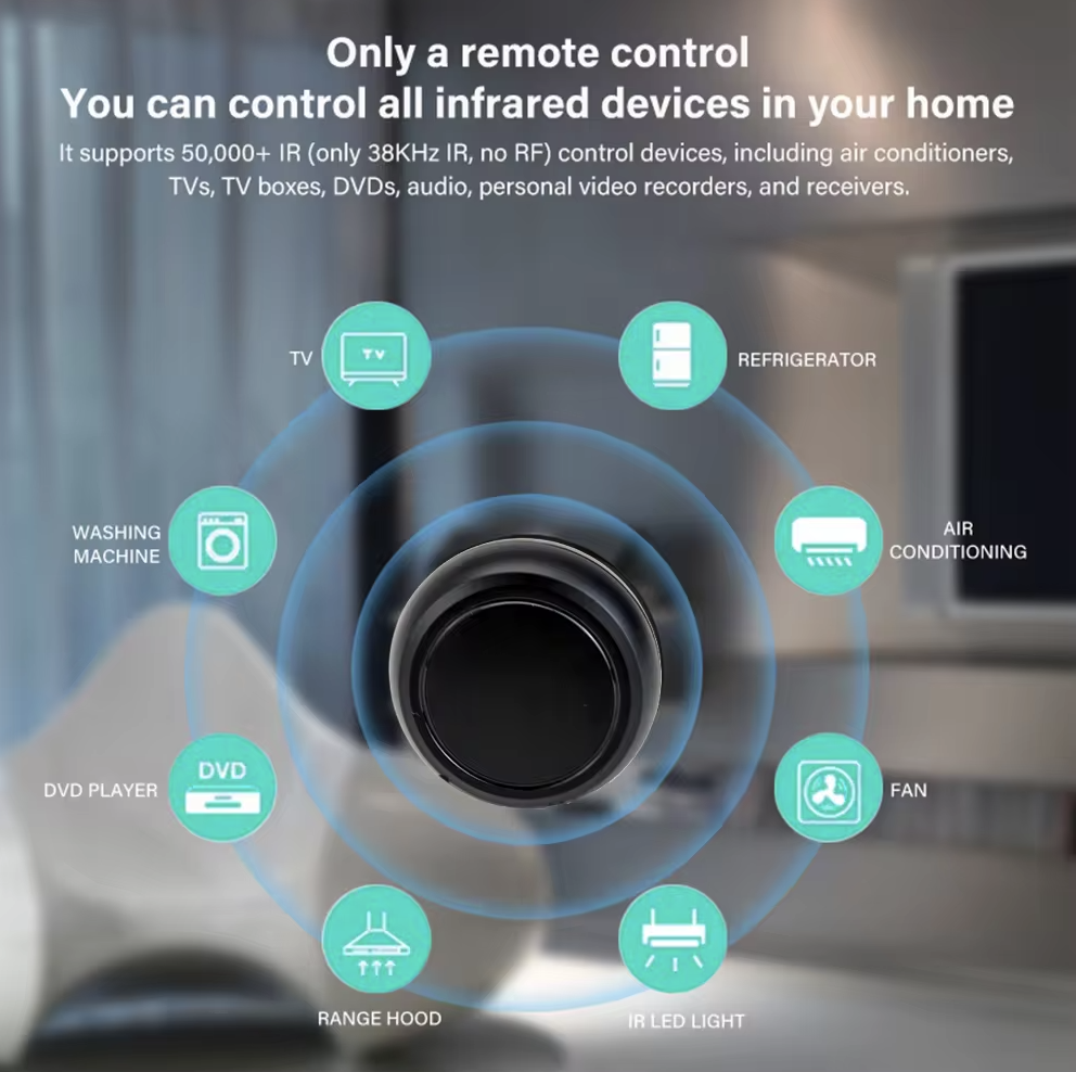 Smart Wireless WiFi-IR Remote Controller Tuya/Smart Life APP WiFi ...