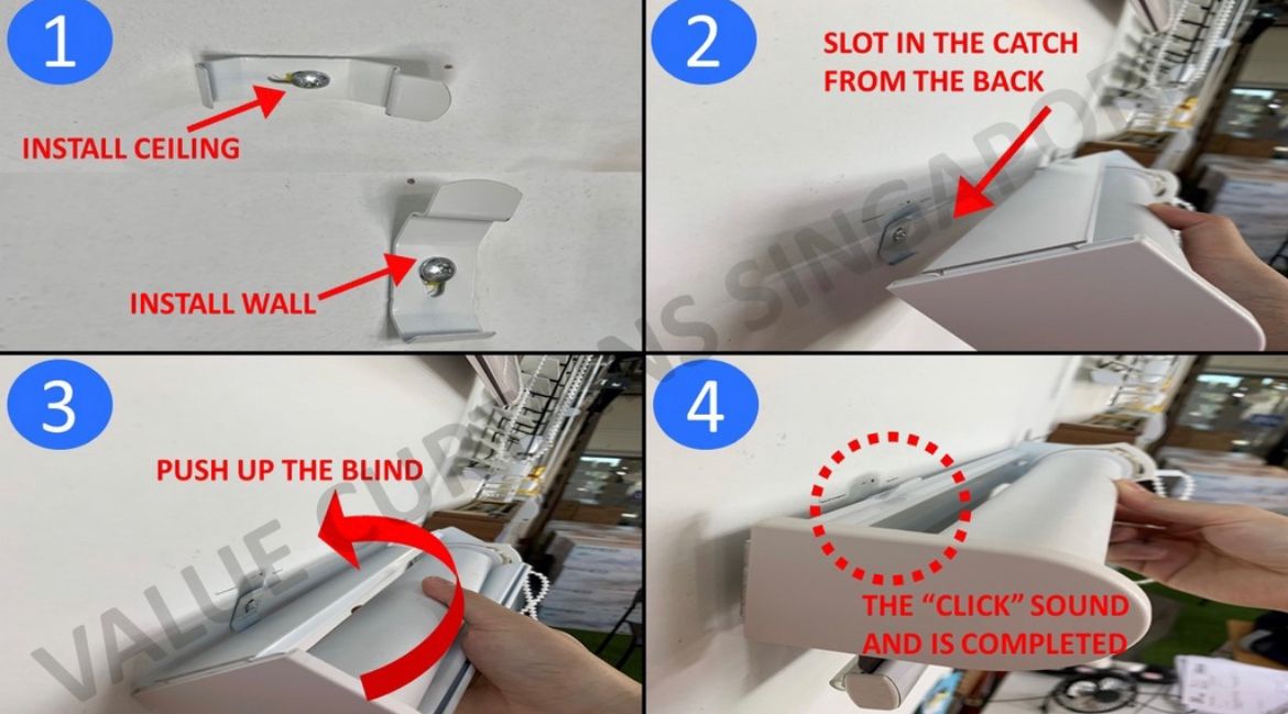 Partial Blackout Roller Blinds! (MANY COLORS AVAILABLE)-50-55% Blackout ...