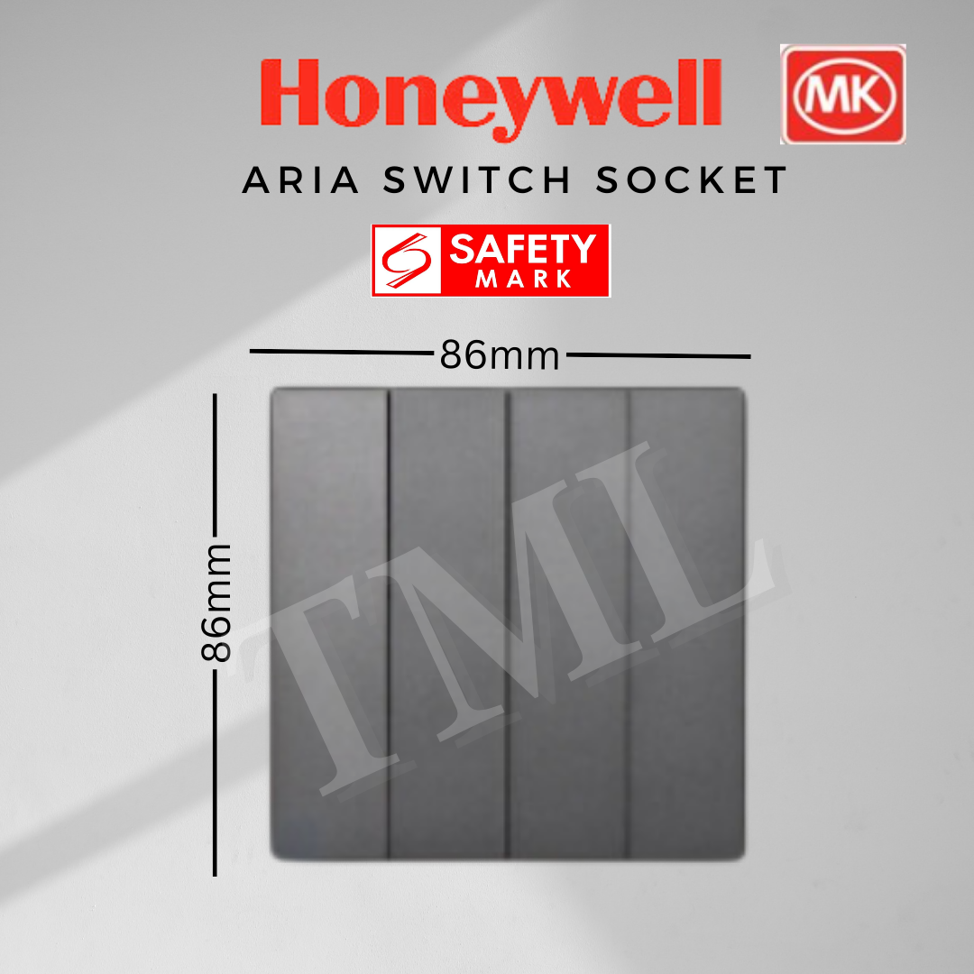MK Aria Switch Socket Black White Grey Rose Gold TML for HDB BTO Condo ...
