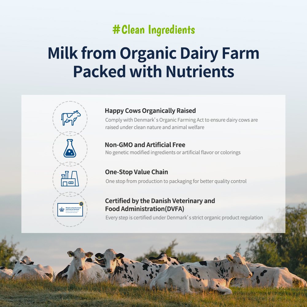 Denps High & Gogo Growing up Milk, Denmark Organic Milk Powder, PPLP ...