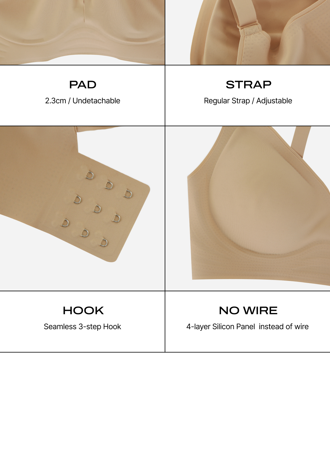 VERISH Cool-Fit Bra Volume Fit | Shopee Singapore