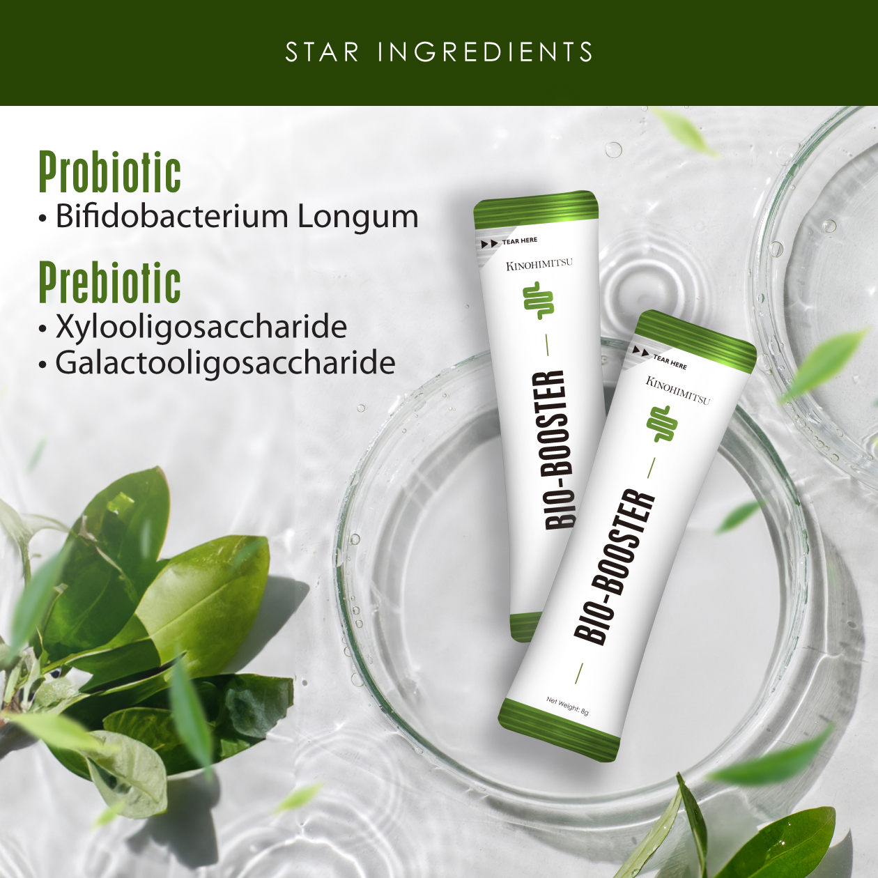 Kinohimitsu Bio-Booster Probiotics & Prebiotics Supplement Sachet 8g ...