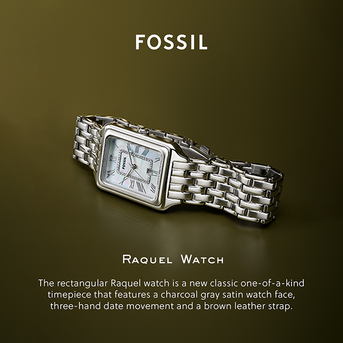 Fossil Women's Raquel Analog Watches ( ES5306 ) - Quartz, Silver Case ...