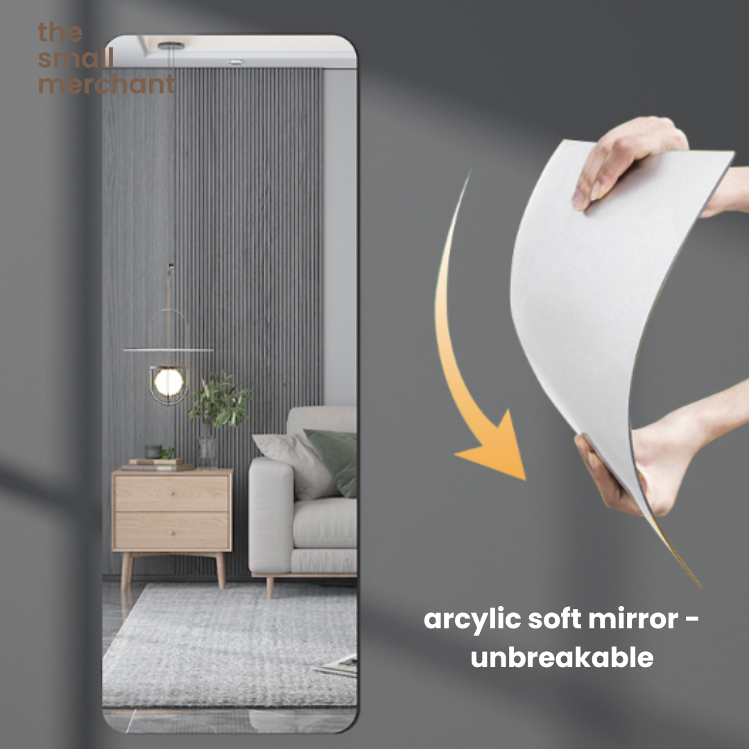 TSM Acrylic Mirror | Soft Mirror | Wall Mirror Sticker | Shopee Singapore