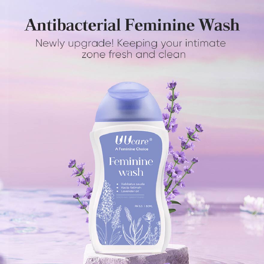 UUCARE Antibacterial Feminine Wash (Good For Sensitive Skin. Safe For ...