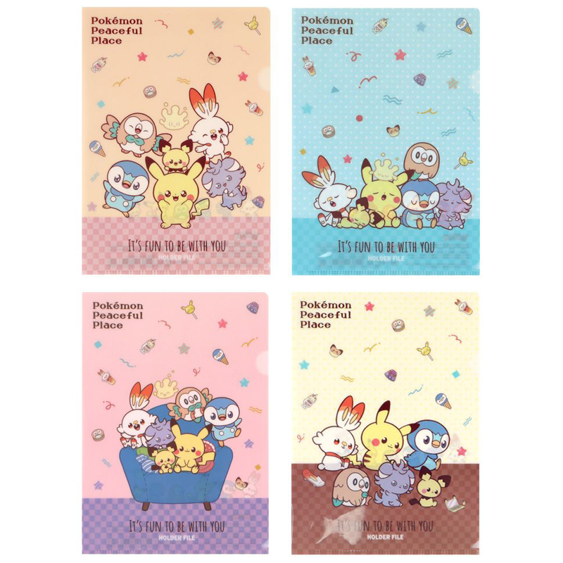 Pokemon PP A4 Document File Folder Paper Holder Cute Korean Stationery ...