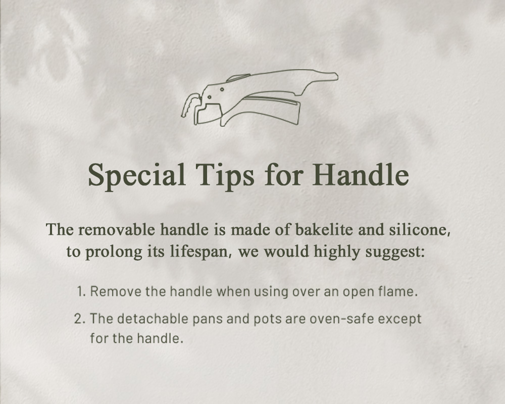 Carote Nonstick Cookware Set 5 &11Pcs Handle Removable Frying Pans ...