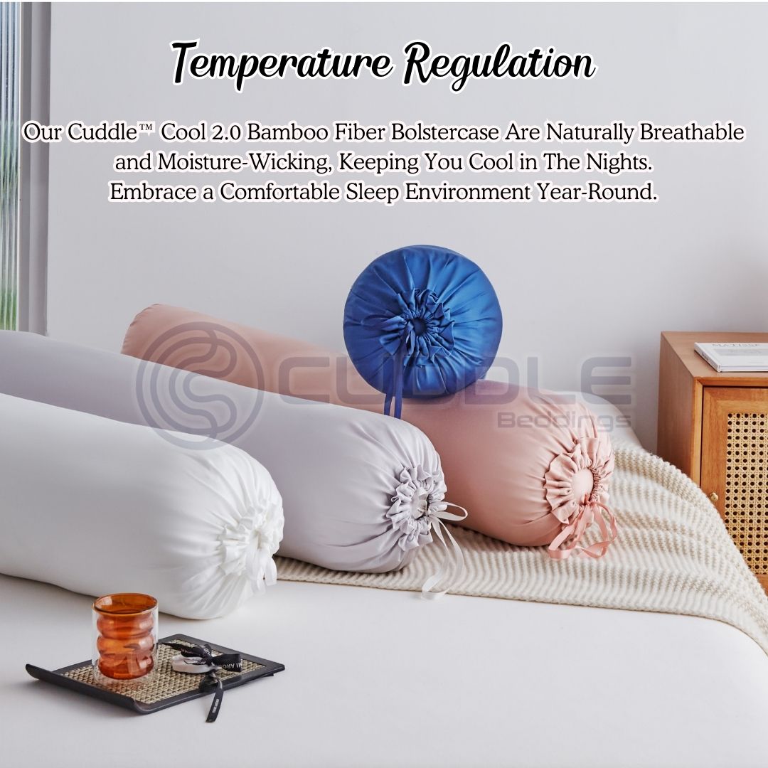 Cuddle™ Cool 2.0 Pure Bamboo Fiber Bolster Case/ Cooling Bamboo Bolster ...