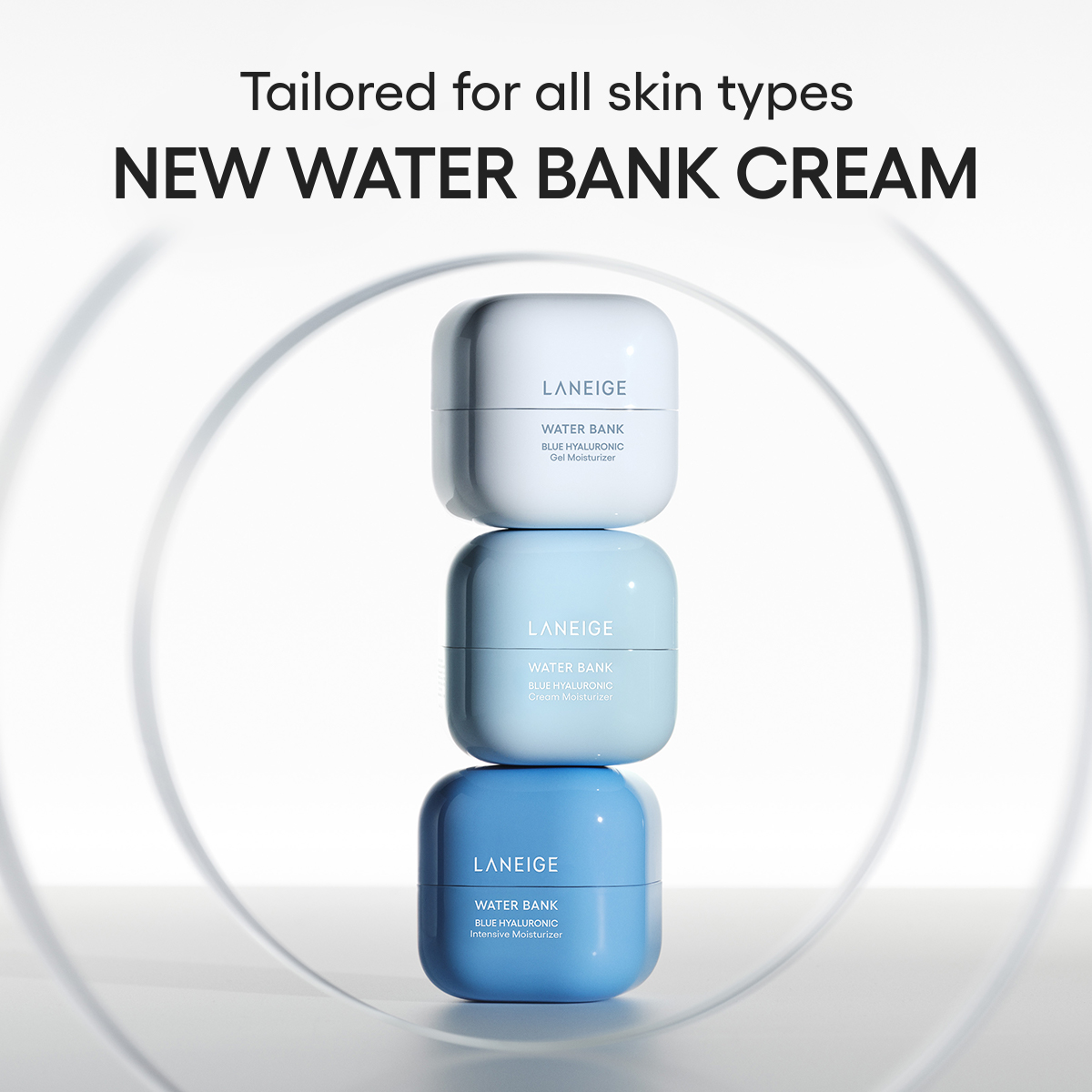 LANEIGE Water Bank Blue Hyaluronic Moisture Cream + Refill Set | Shopee ...