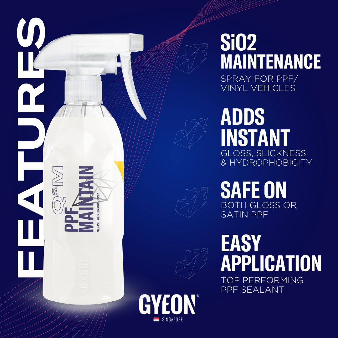 GYEON Q2M PPF Maintain REDEFINED 500ml-Ceramic SiO2 Automotive Car Care ...