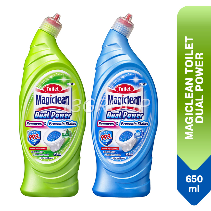 Magiclean Dual Power Toilet Cleaner Ocean Forest Fresh, 650ml | Shopee Singapore