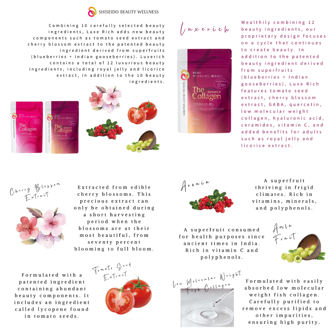 SHISEIDO The Collagen / The Collagen Luxerich Tablet 126 tablets Beauty ...