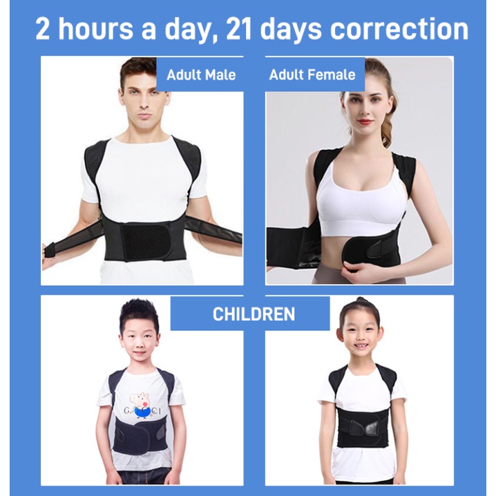 🇸🇬 [In Stock]3D Stretch Hunchback Orthopedic Posture Corrector Back ...