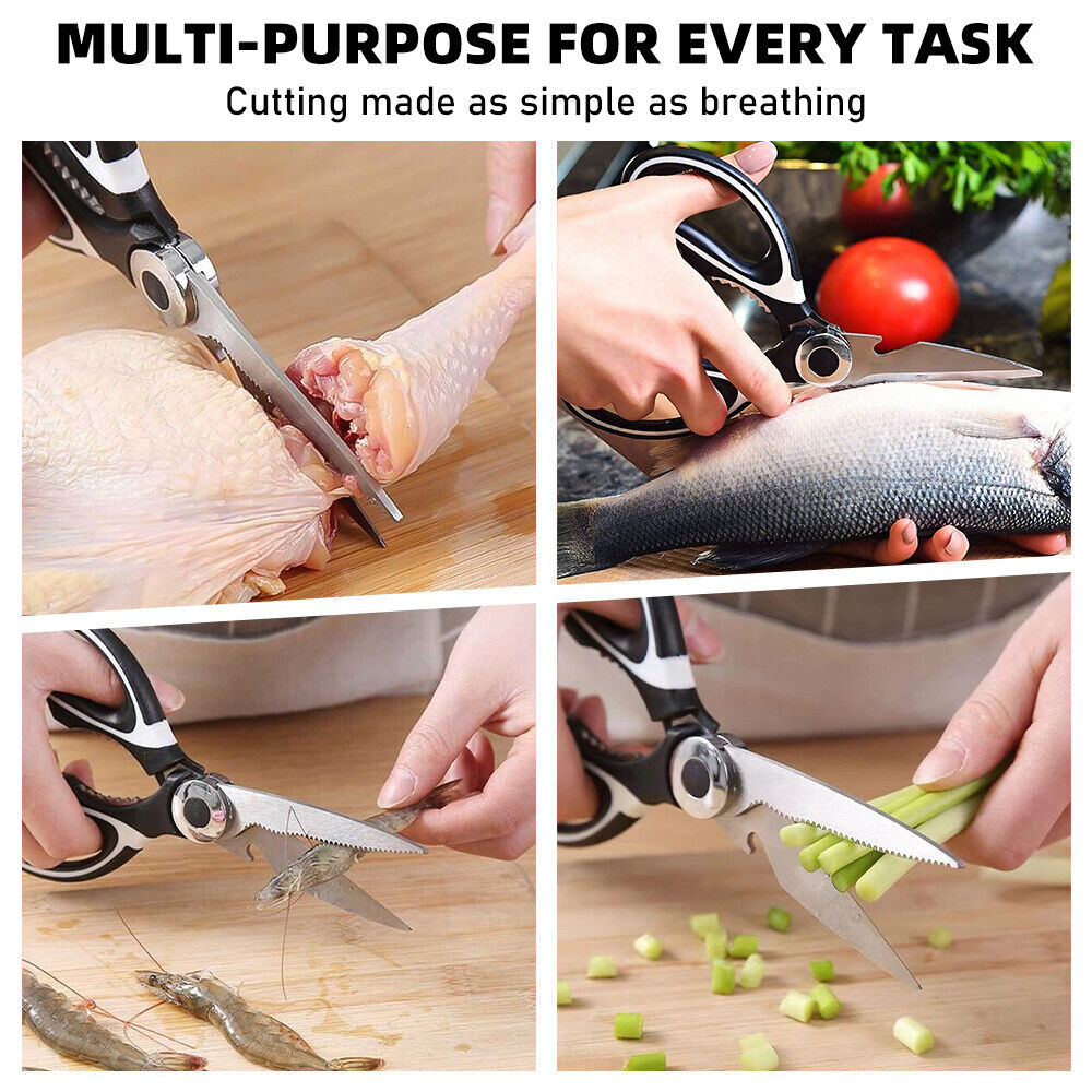 🇸🇬【SG stock】5 in1 Multi Purpose Kitchen Scissors Ultra Sharp Premium ...