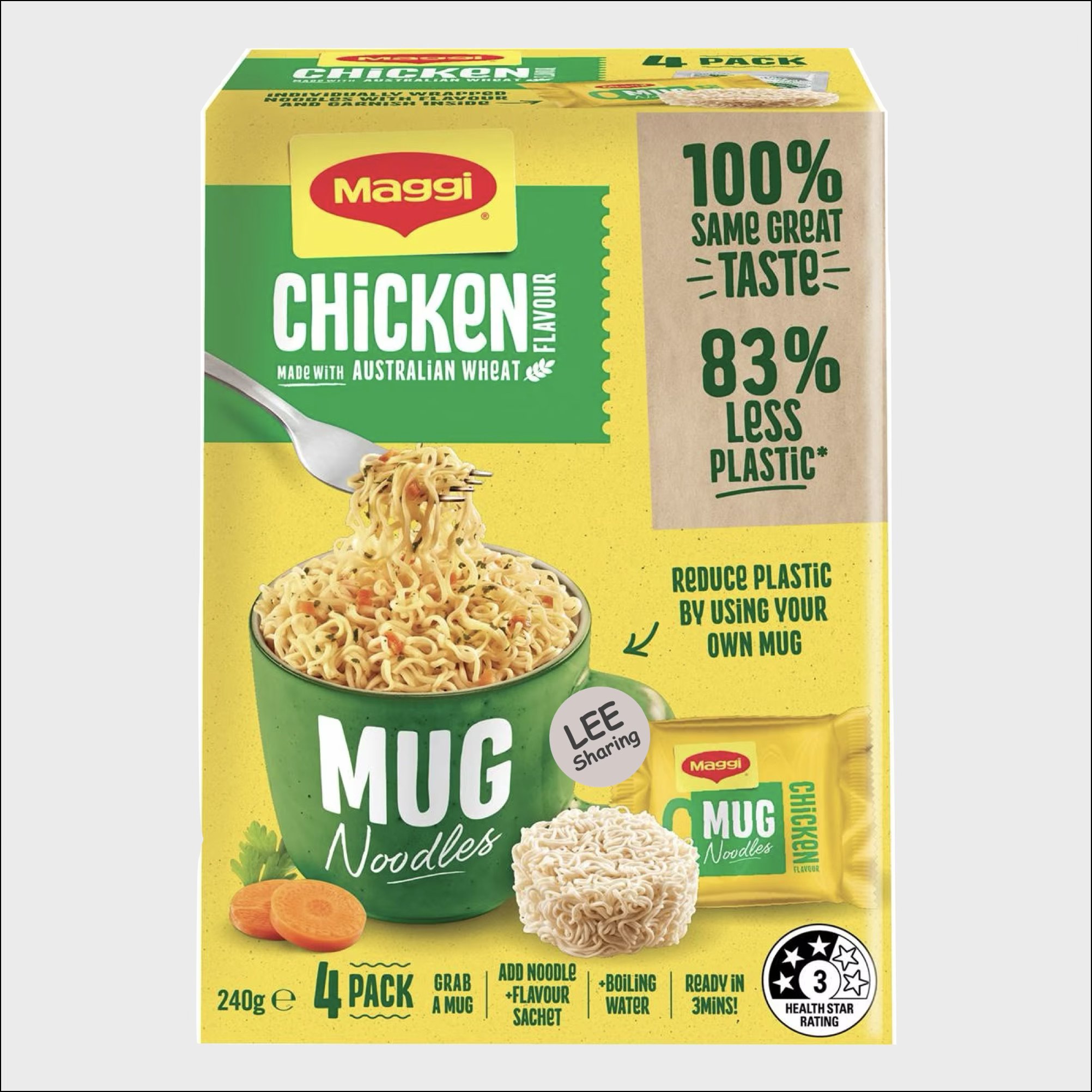 Maggi Noodles Mug Curry/Chicken 58g x 4packs Maggi Cup🔥SG READY STOCK🔥 ...