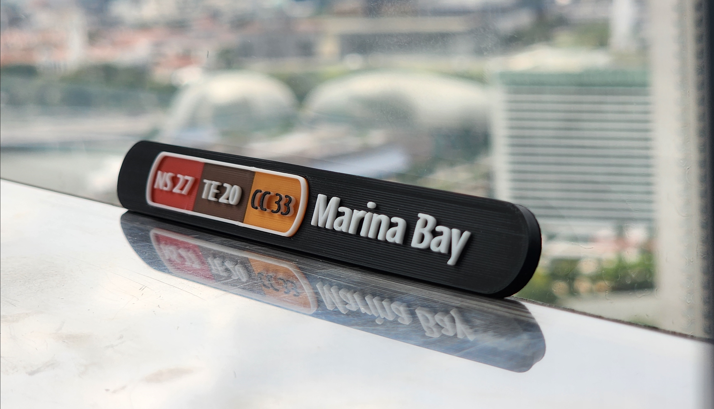 Purple Line Stations (NEL) North East Line MRT Keychains & Magnets ...