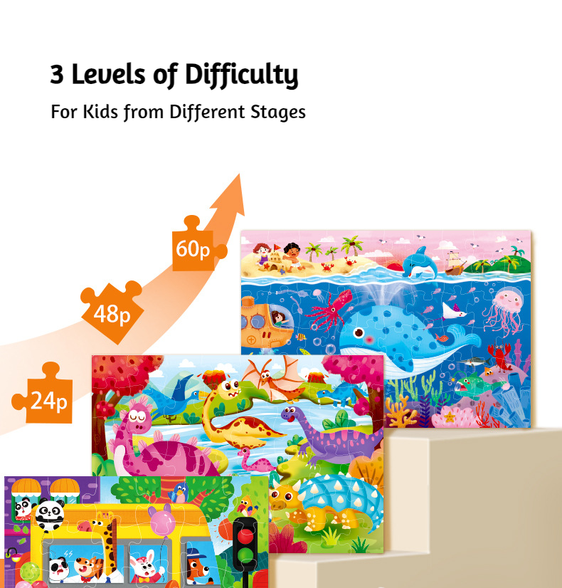 [SG Stock] Children Puzzle Gift Box Educational Toys for Kids | Shopee ...