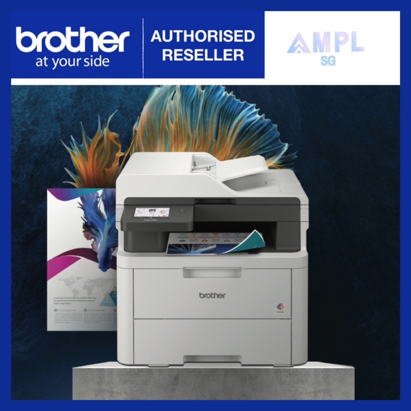 NEW Launch Brother DCP-L3560CDW Laser Printer Print,Scan,Copy,Wireless ...