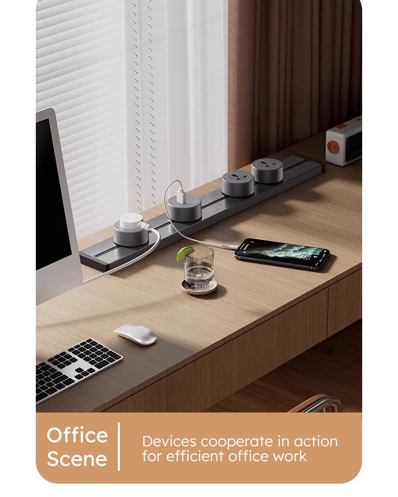 [SG] 2025 New Power Track Adjustable Socket Local Plug Socket USB Type-C Home Kitchen Appliances ...