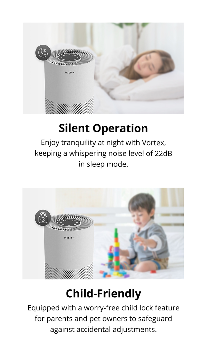 PRISM+ Vortex | Smart Air Purifier | HEPA H13 Filter | HEPA | Shopee ...