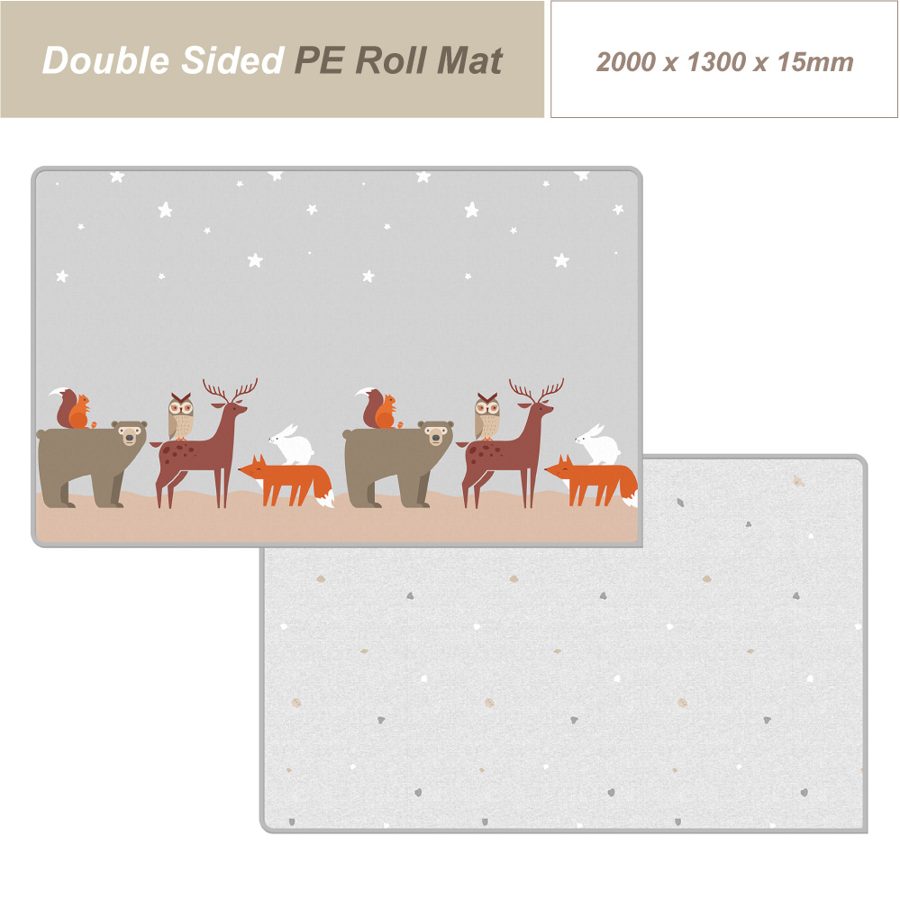 Parklon Double Sided PE Roll Mat Midnight Friends Terrazzo (15mm ...