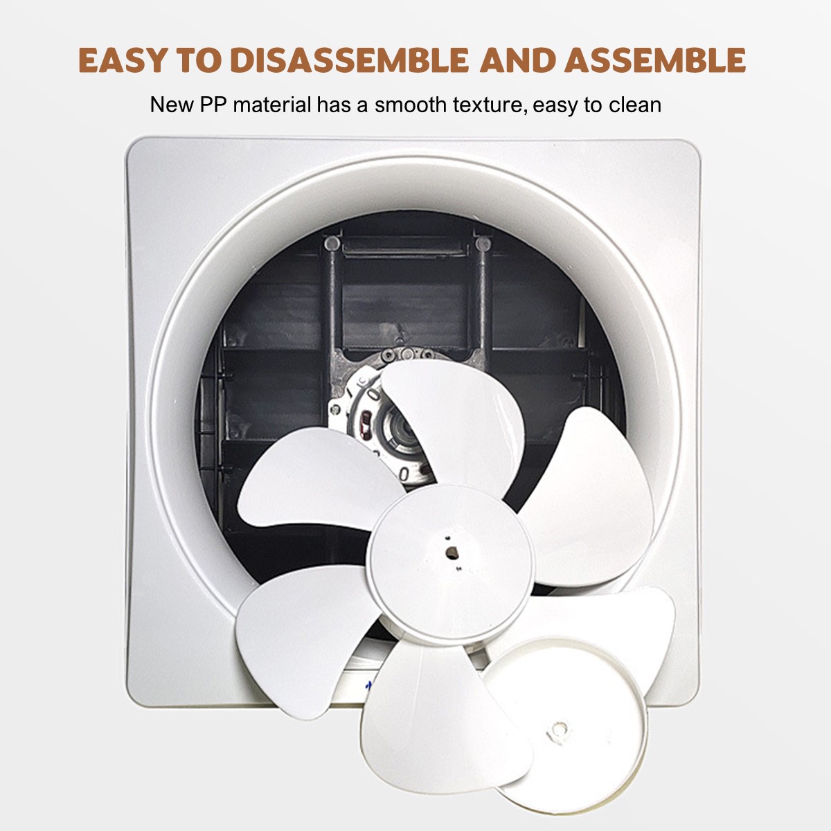 Wall Mounted One or Two Way 6" 8" 10" 12" Ventilation Fan Exhaust Fan ...