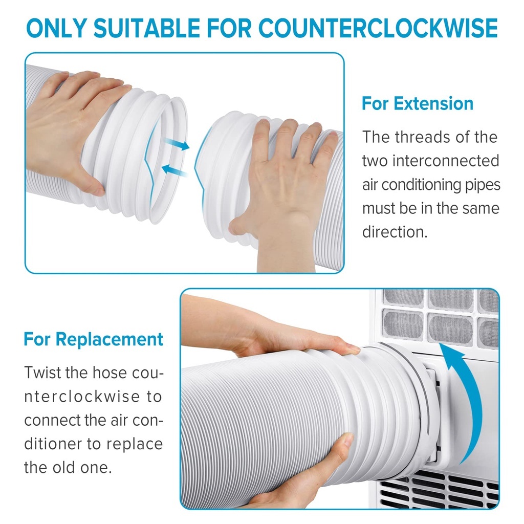 🇸🇬 [READY STOCK]Air Conditioner Hose Exhaust Vent Portable Aircon ...