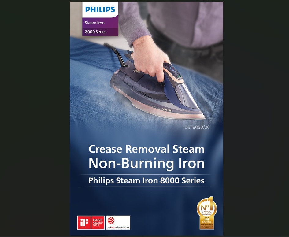 Philips Azur 8000 Series Steam Iron DST8050/26 – Dark Blue (DST8050 ...