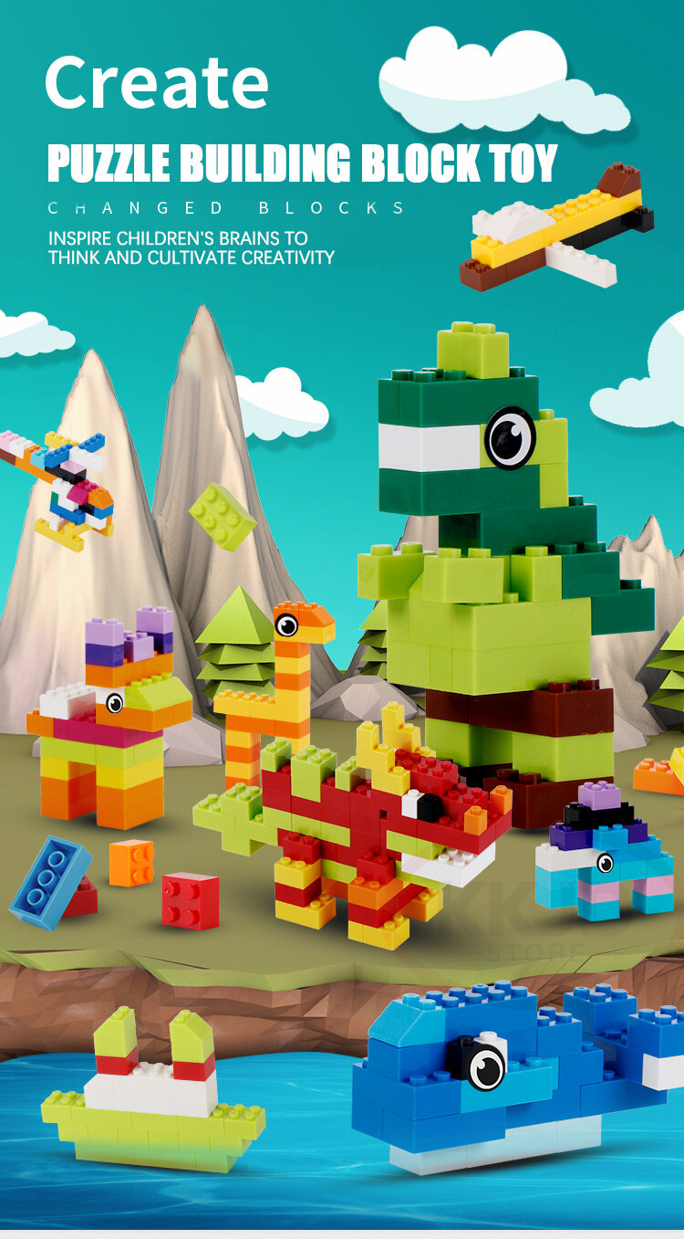 [SG Local ] Mini Building Blocks DIY Creative Kids Building Compatible ...