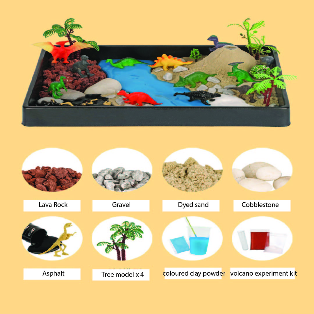 Kids Toys Science Toy Dinosaur Habitat Volcano Eruption STEM Toys for ...