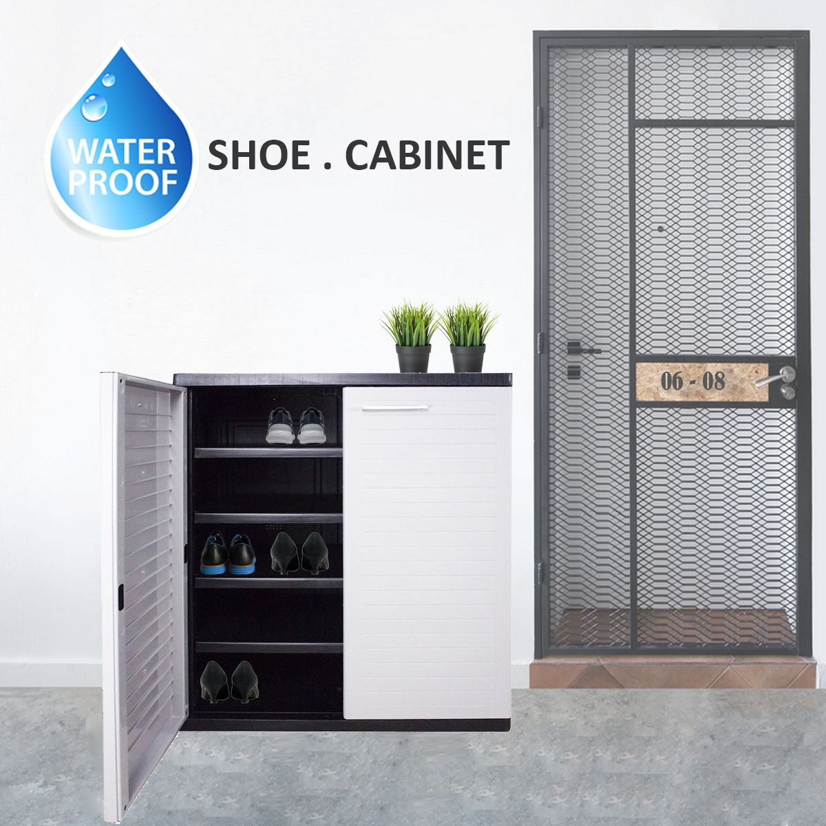 Shoe Cabinet - Outdoor Shoe Rack, Shoe Rack Cabinet, Shoe Rack Outdoor ...