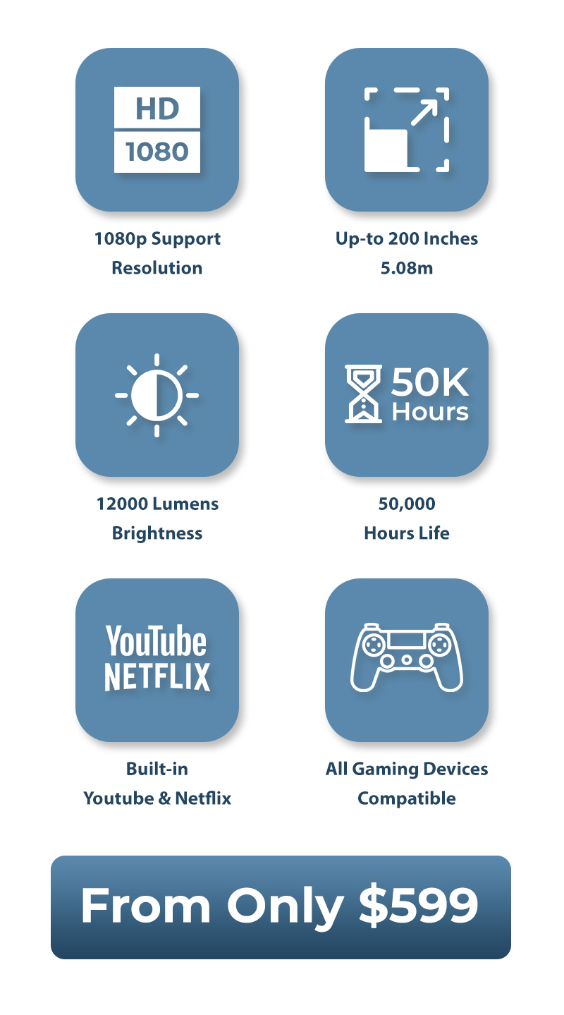 LUMOS ELITE 2-in 1 Work And Play Projector | Shopee Singapore