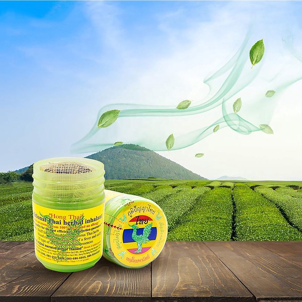 Hong Thai Traditional Green Herbal Yadom Inhaler 40g | SG LOCAL STOCK ...
