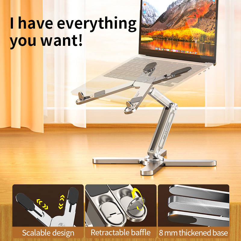 MCHOSE Laptop Stand, Adjustable Computer Stand, Ergonomic Laptop Riser ...