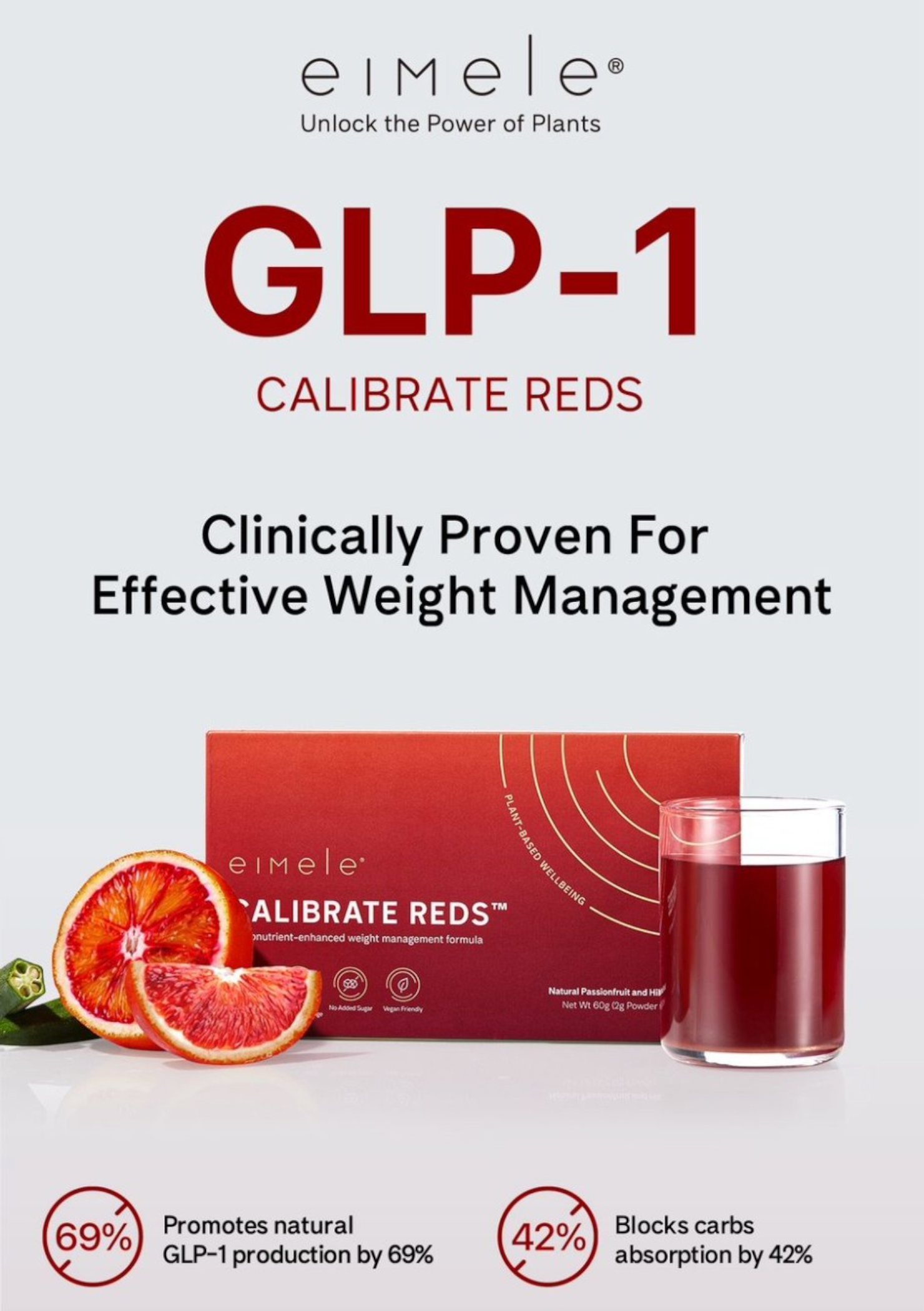 【8.15 Sales】Eimele Calibrate Reds 30 sachets/box 【healthy weight loss ...