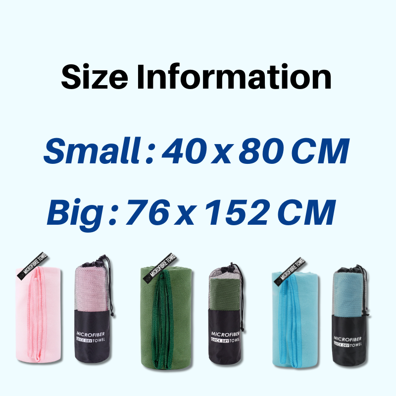 [SG] Outdoor Sports Towel/ Quick Dry Towel/ Microfibre Towel/ Bath ...