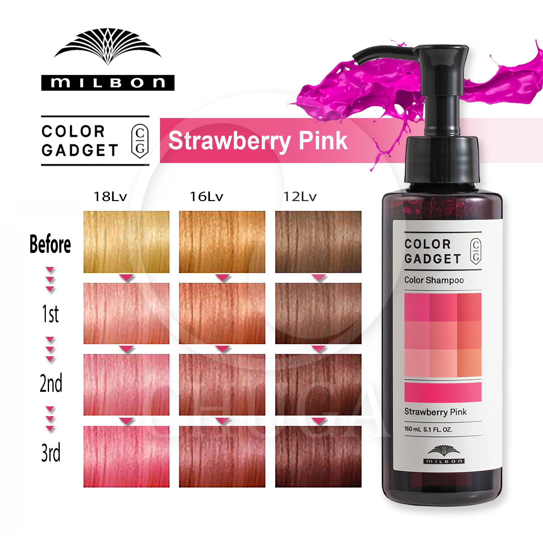 𝐌𝐈𝐋𝐁𝐎𝐍 Color Gadget Shampoo 150ml/1000ml ★ Made in Japan | Shopee Singapore