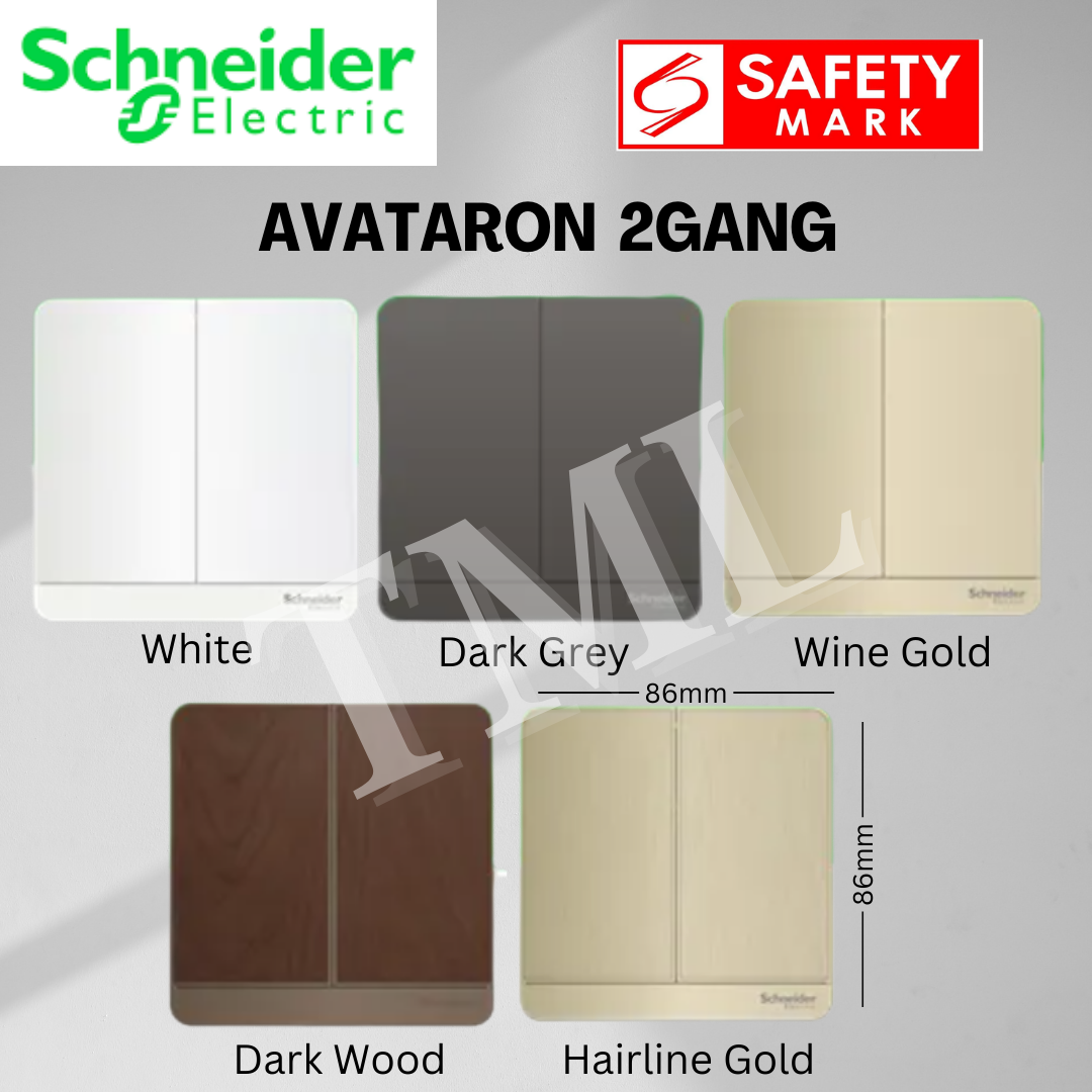 Schneider AvatarOn Switch Socket Wine Gold Dark Grey White Avatar On HDB BTO Condo Landed TML ...