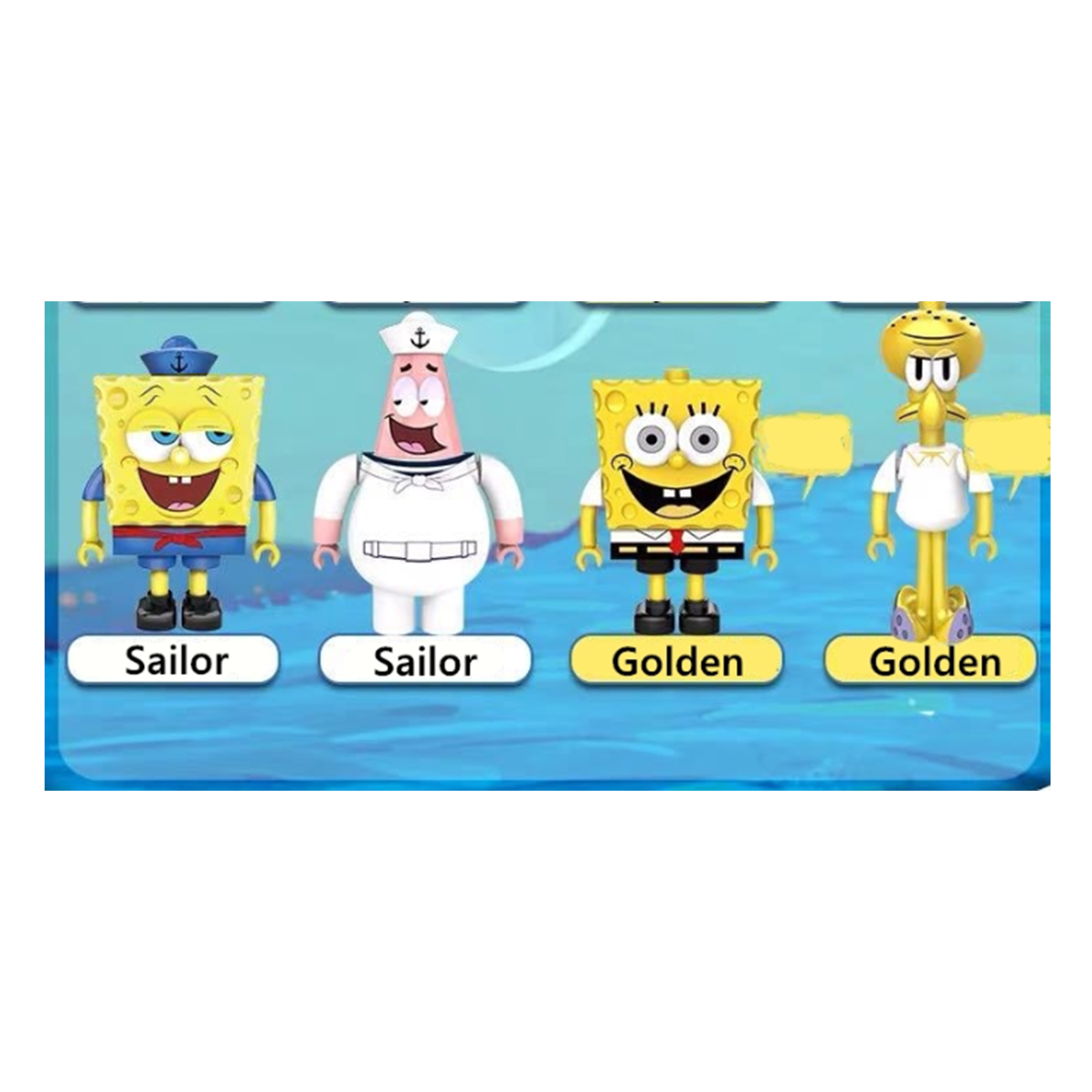 MINISO SpongeBob SquarePants Undersea Happy Party Blind Box Toys ...