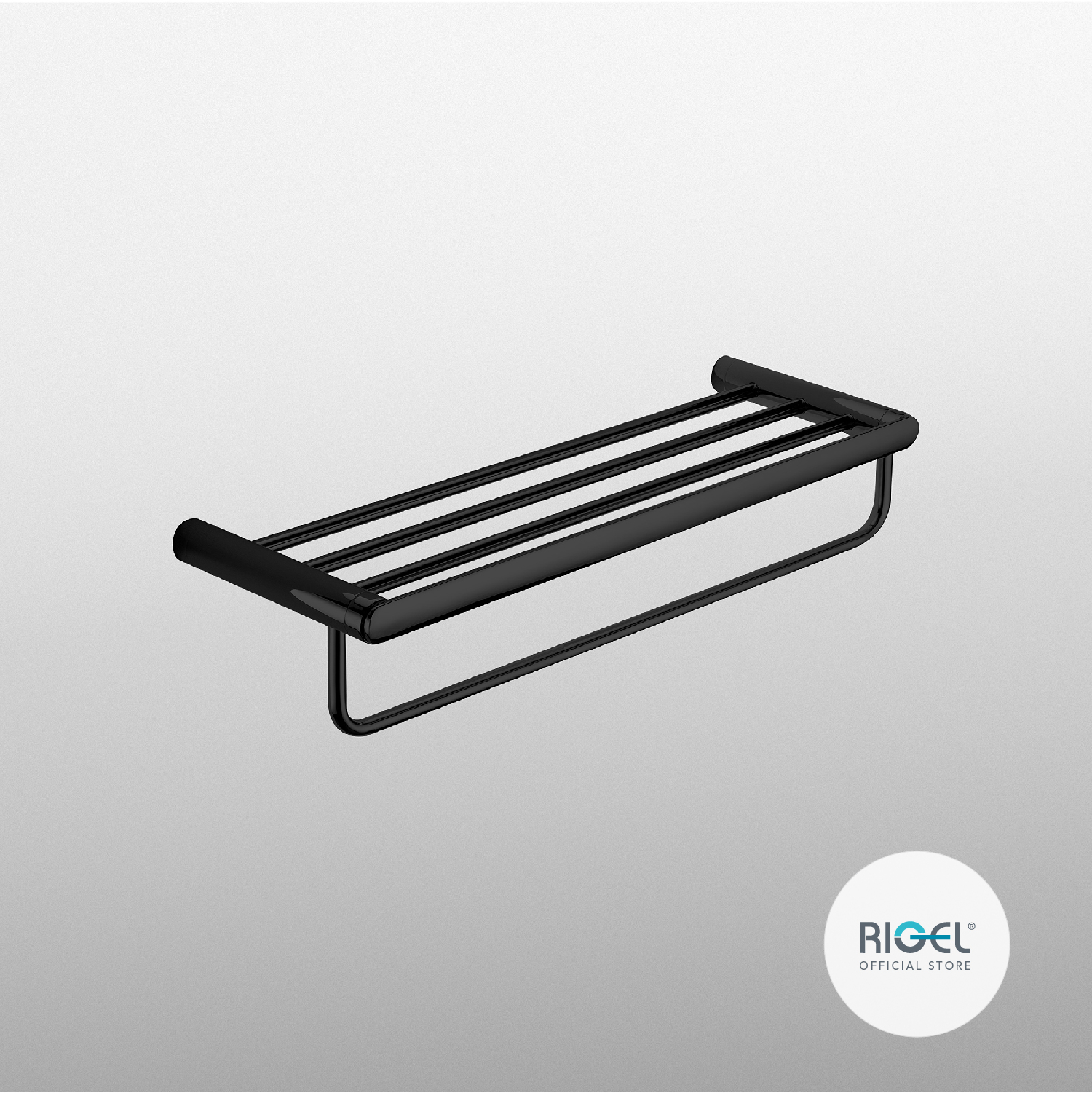 RIGEL Matte Black Towel Shelf TS6910 (BM) | Shopee Singapore