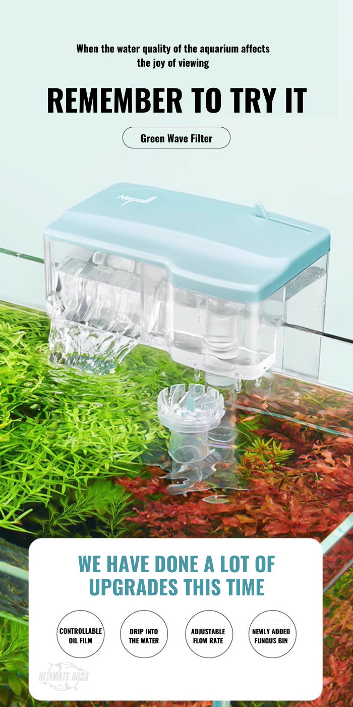 YEE Fish Tank Filter 3-in-1, Wall-Mounted Tank Filter, Waterfall Filter ...