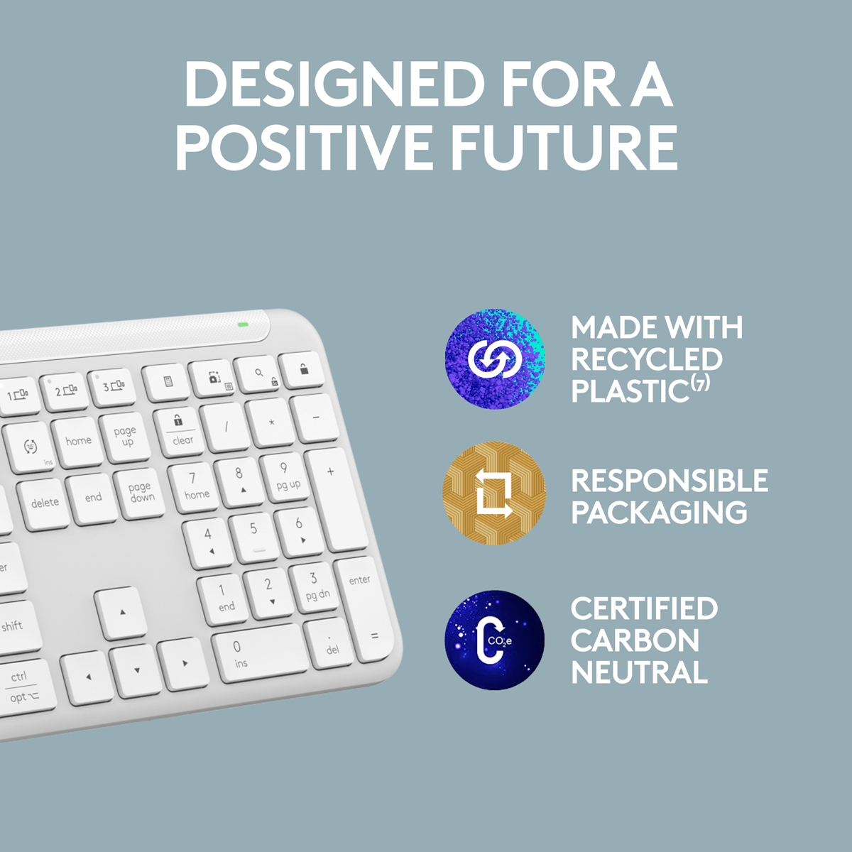 Logitech Signature K950 Wireless Keyboard/ Multiple Device Connectivity ...